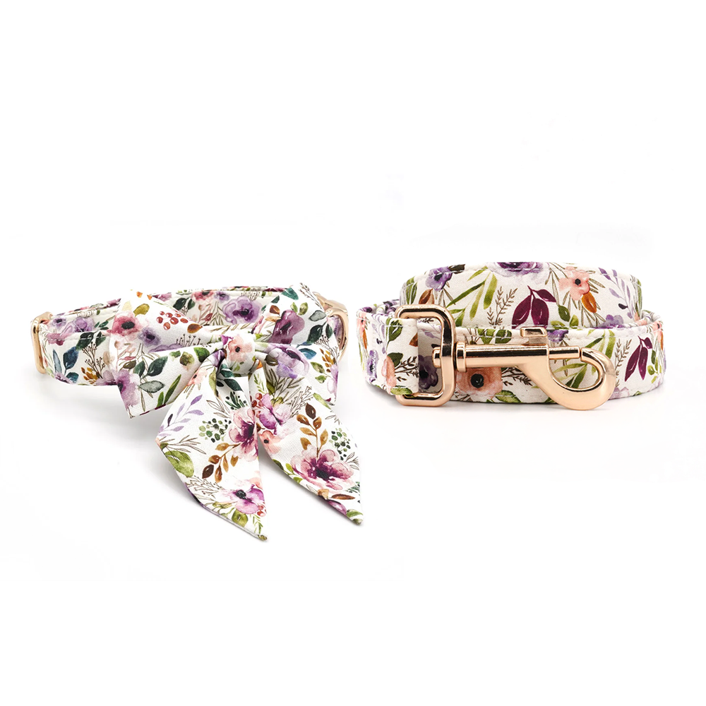 The Madison Lady Bow Collar & Leash Set – Pup Unleashed